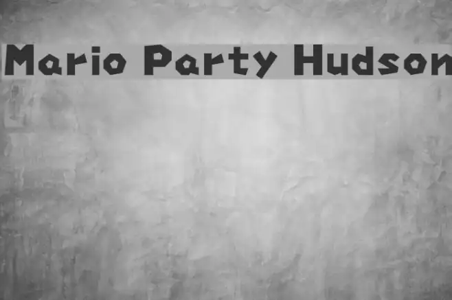 Mario Party Hudson Font | Free Download (TTF/OTF) | FFonts.net