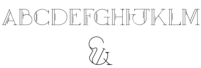 Mary [CAPS] Outline Font - FFonts.net