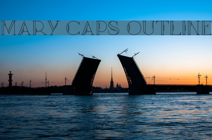 Mary [CAPS] Outline Font - FFonts.net