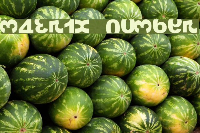 Matrix Number Font - FFonts.net