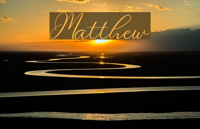 Matthew Font - FFonts.net