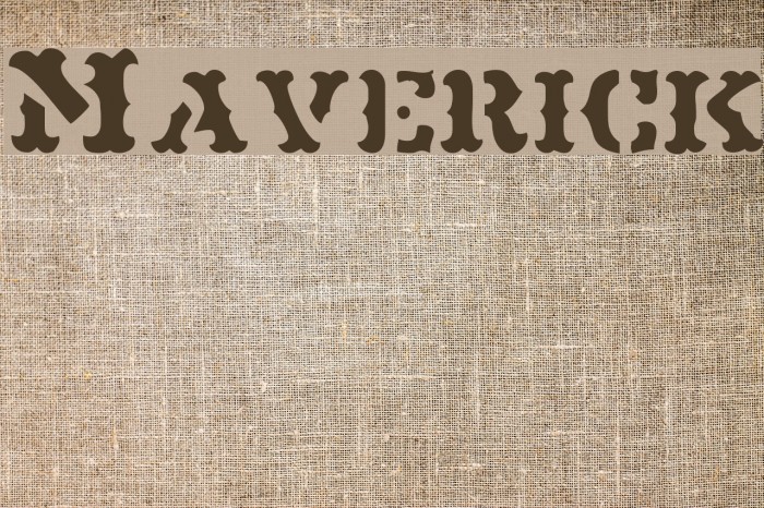 Maverick Font - FFonts.net