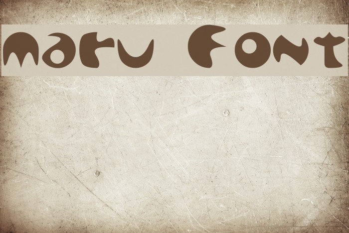 maru Font - FFonts.net