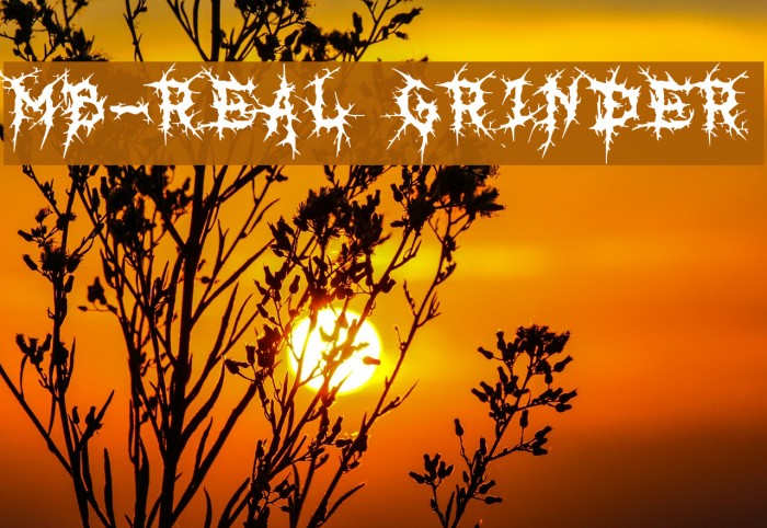MB-Real Grinder Font - FFonts.net