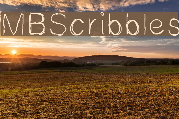 MBScribbles Font - FFonts.net
