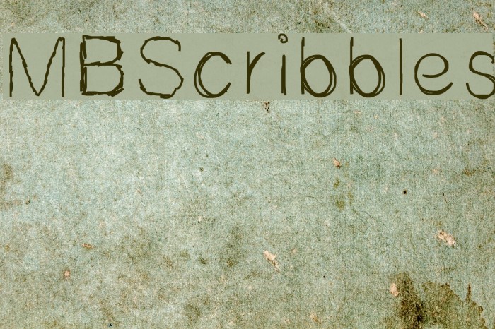 MBScribbles Font - FFonts.net
