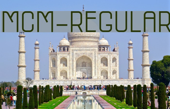 MCM-Regular Font - FFonts.net