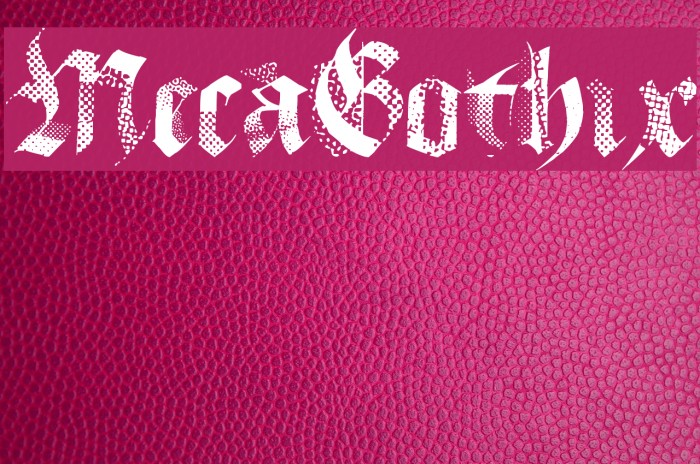 MecaGothix Font - FFonts.net