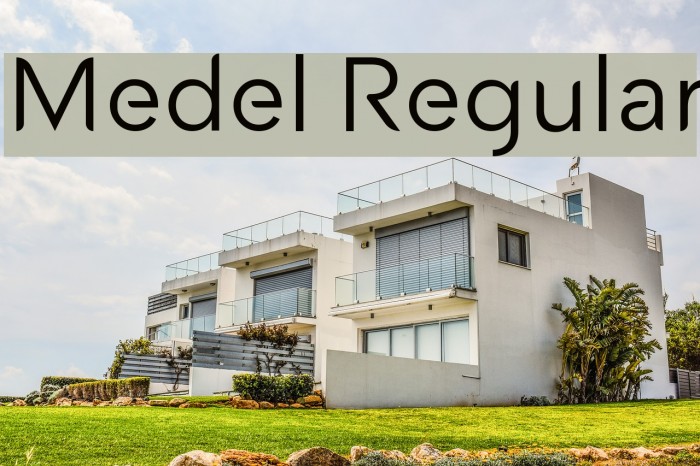 Medel Regular Font - FFonts.net