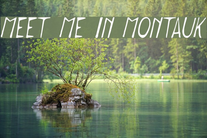 Meet me in Montauk Font - FFonts.net