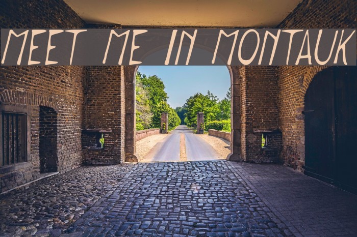 Meet me in Montauk Font - FFonts.net