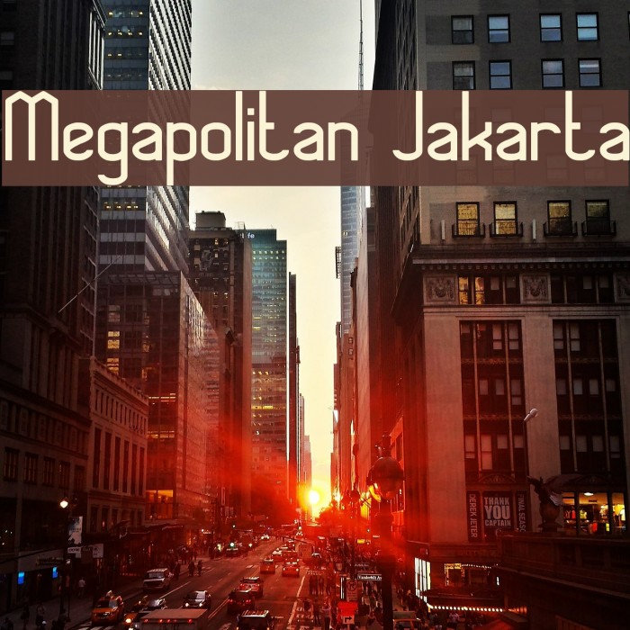 Megapolitan Jakarta Font - FFonts.net