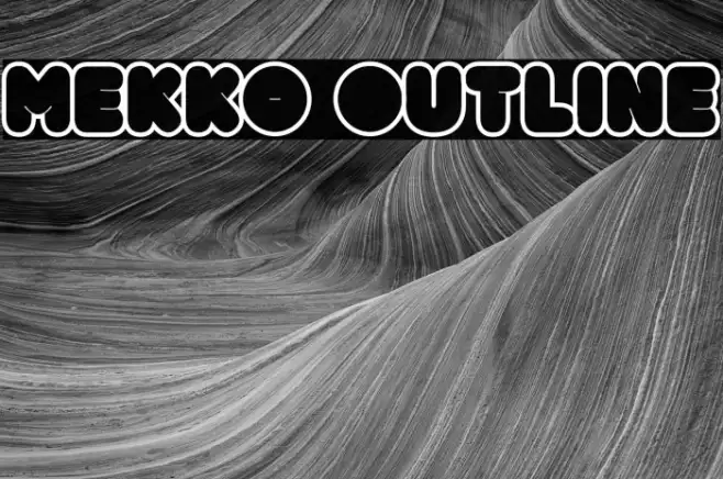 Mekko Outline Font | Free Download (TTF/OTF) | FFonts.net