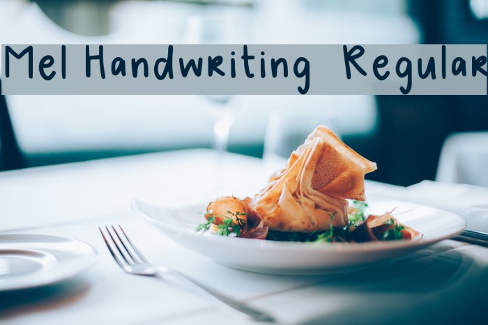 Mel Handwriting 2 Regular Font - FFonts.net