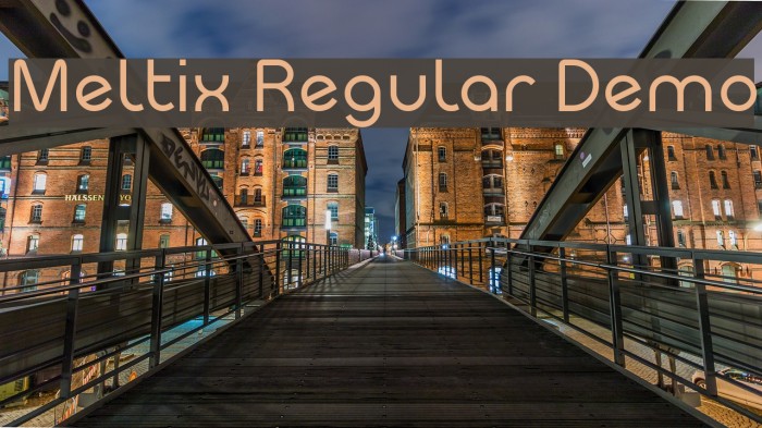 Meltix Regular Demo Font - FFonts.net