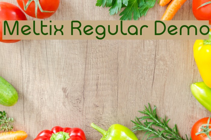 Meltix Regular Demo Font - FFonts.net