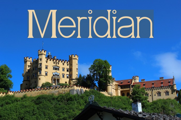 Meridian Font - FFonts.net