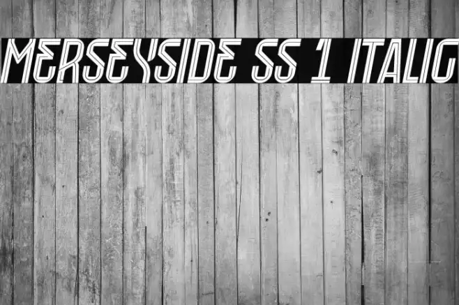 Merseyside SS 1 Italic Font | Free Download (TTF/OTF) | FFonts.net