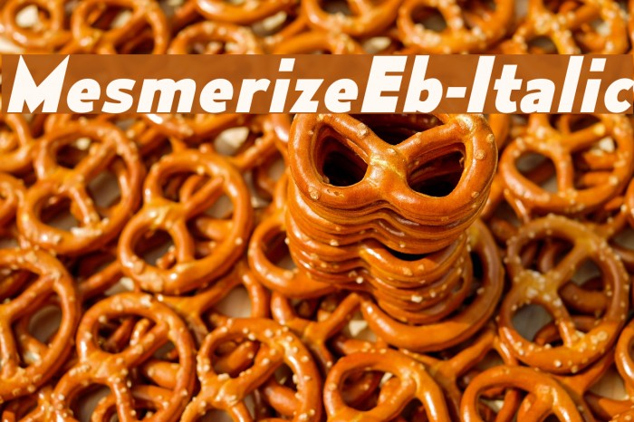 MesmerizeEb-Italic Font - FFonts.net