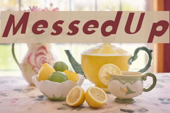 Messed Up Font - FFonts.net