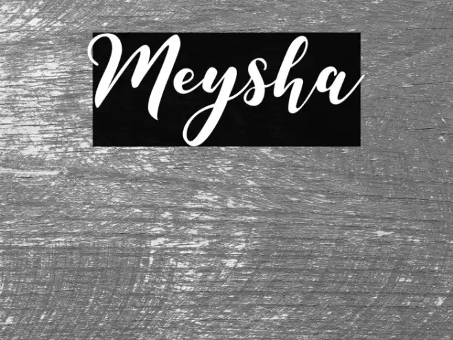 Meysha Font | Free Download (TTF/OTF) | FFonts.net