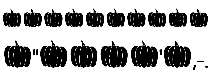 MF Fall Pumpkins Color Regular Font - FFonts.net
