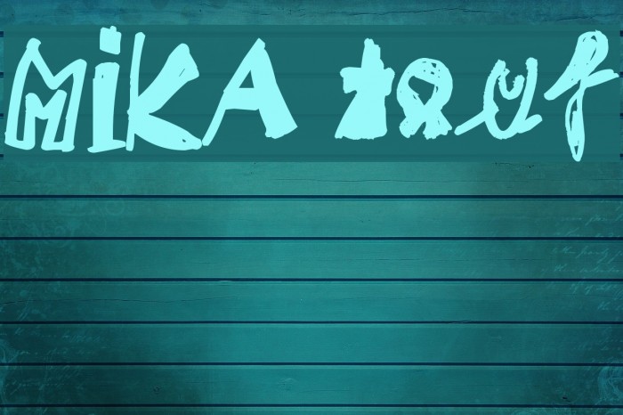 MIKA teuf Font - FFonts.net