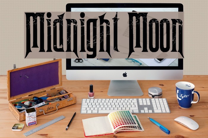 Midnight Moon Font - FFonts.net