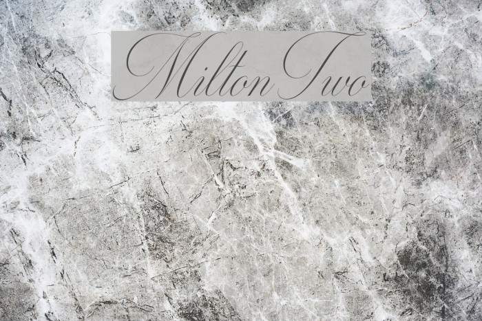 MiltonTwo Font - FFonts.net