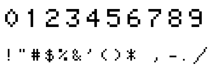 Minitel Font - FFonts.net