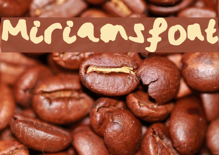 Miriamsfont Font - FFonts.net