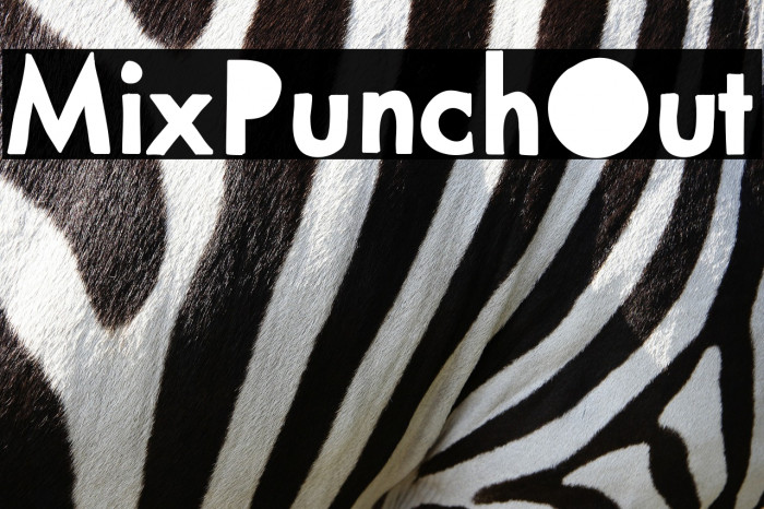 MixPunchOut Font - FFonts.net