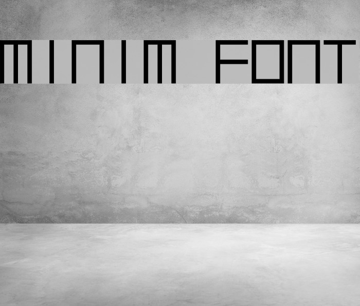 minim Font - FFonts.net