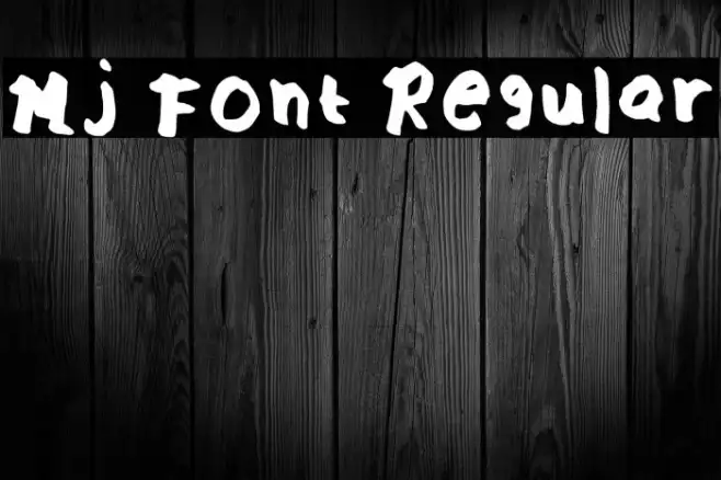 Mj Font Regular Font | Free Download (TTF/OTF) | FFonts.net