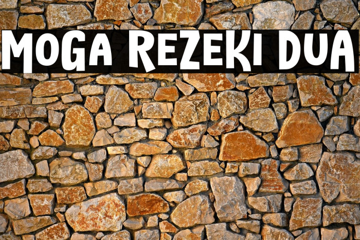 MoGa ReZeKi DuA Font - FFonts.net