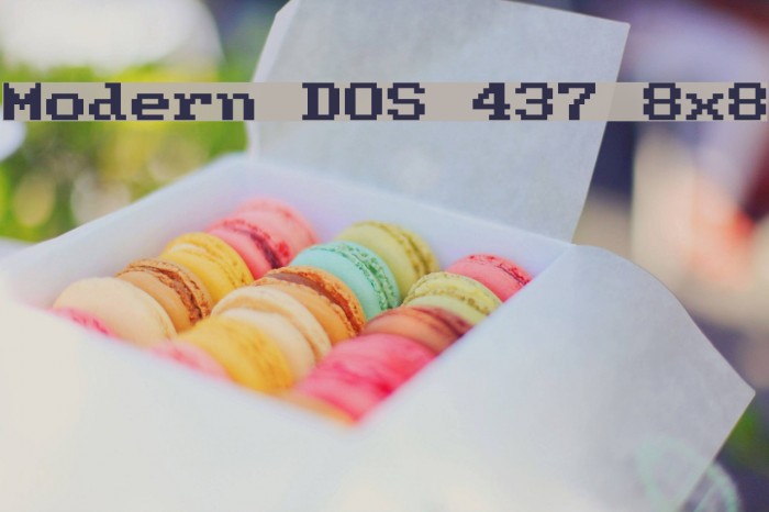 Modern DOS 437 8x8 Font - FFonts.net