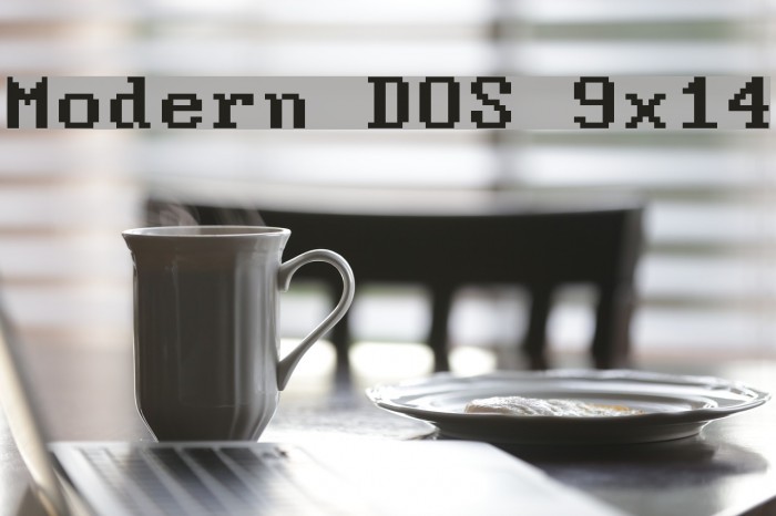 Modern DOS 9x14 Font - FFonts.net