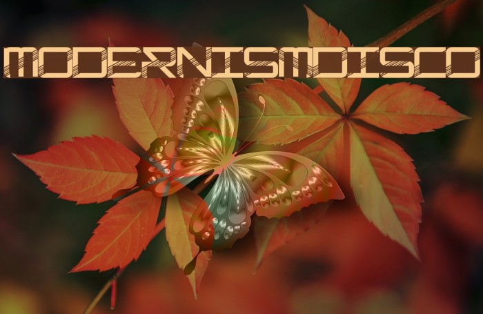 ModernismDisco Font - FFonts.net