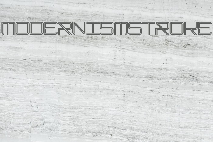 ModernismStroke Font - FFonts.net