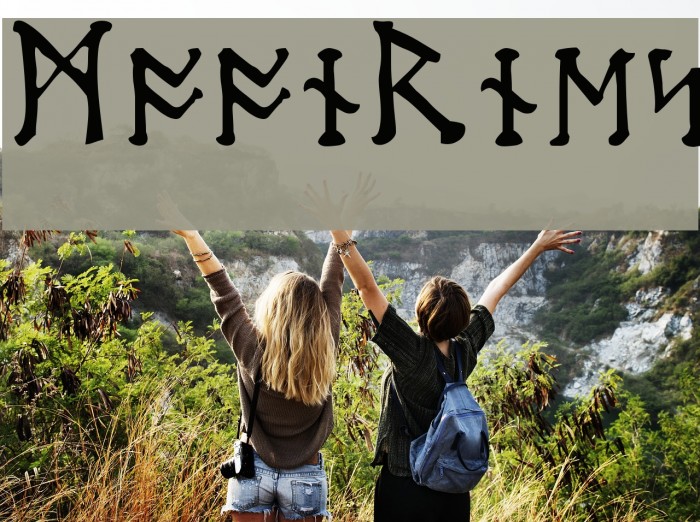 Moon-Runes Font - FFonts.net