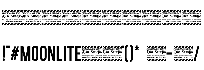 Moonlite Solid Personal Use Font - FFonts.net