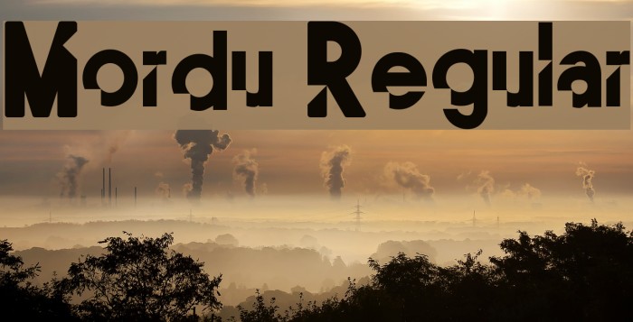 Mordu Regular Font - FFonts.net