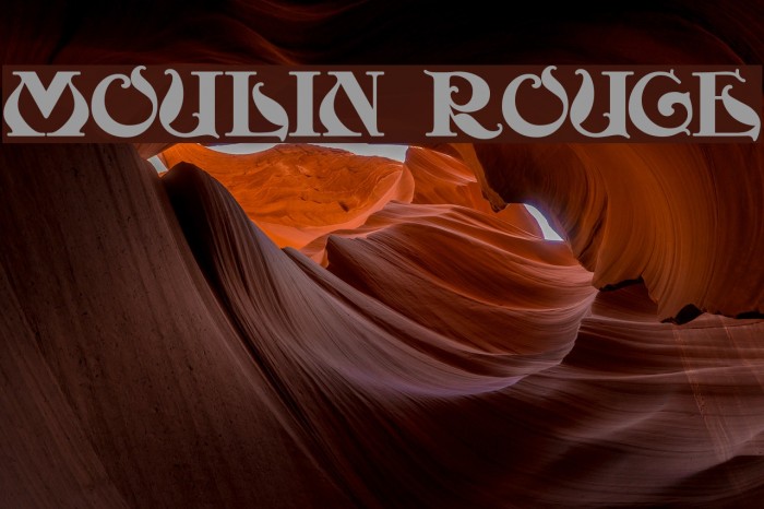 Moulin Rouge Font - FFonts.net