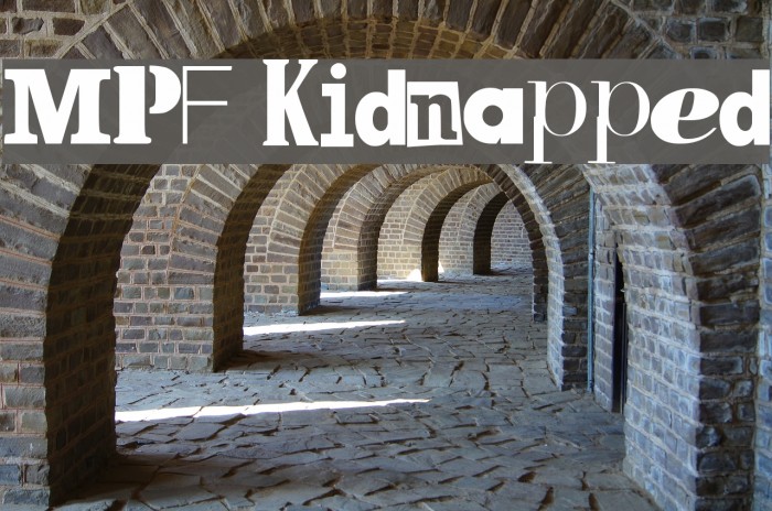 MPF Kidnapped Font - FFonts.net