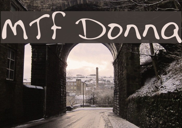 MTF Donna Font - FFonts.net