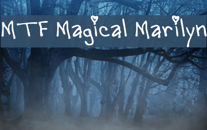 MTF Magical Marilyn Font - FFonts.net