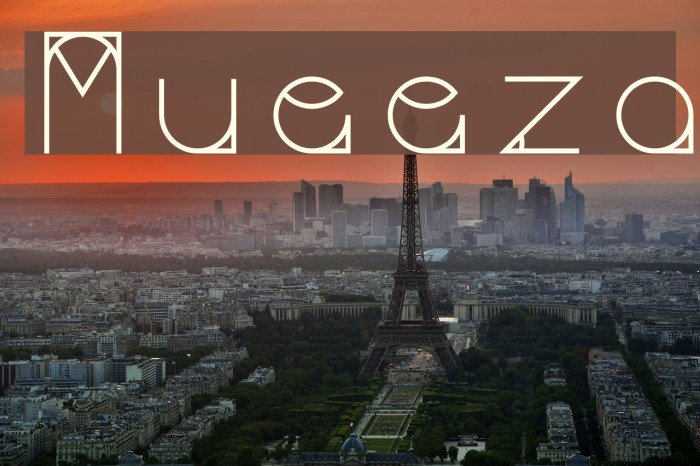Mueeza Font - FFonts.net