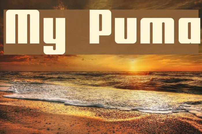 My Puma Font - FFonts.net