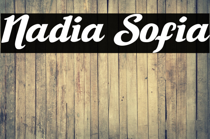 Nadia Sofia Font - FFonts.net