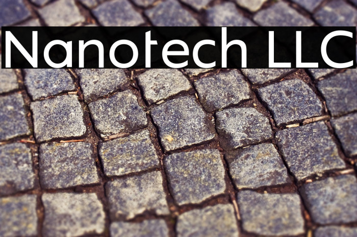 Nanotech LLC Font - FFonts.net
